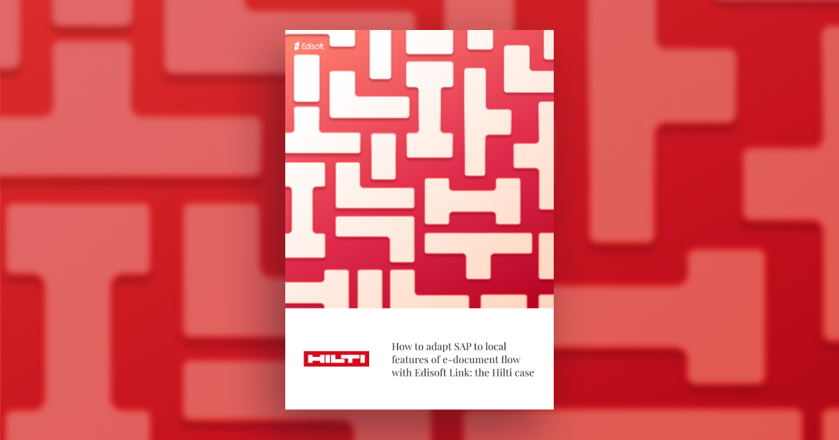 How to adapt SAP to local features of e-docflow with Edisoft Link | Edisoft